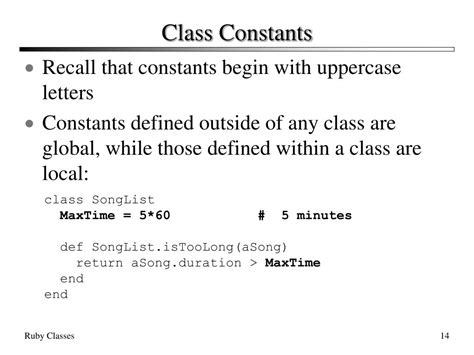 Ppt Ruby Objects Classes And Variables Powerpoint Presentation Free Download Id5349773