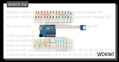 Horloge 732 Proto Wokwi Esp32 Stm32 Arduino Simulator