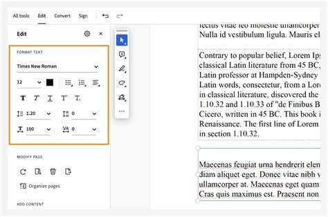 how to edit or format text in pdfs using adobe acrobat
