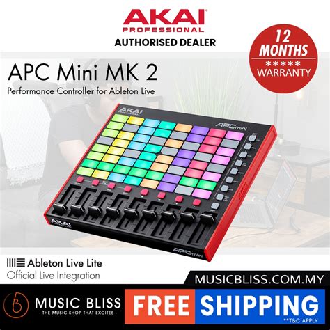 Akai Professional Apc Mini Mk 2 Performance Controller For Ableton Live Shopee Malaysia