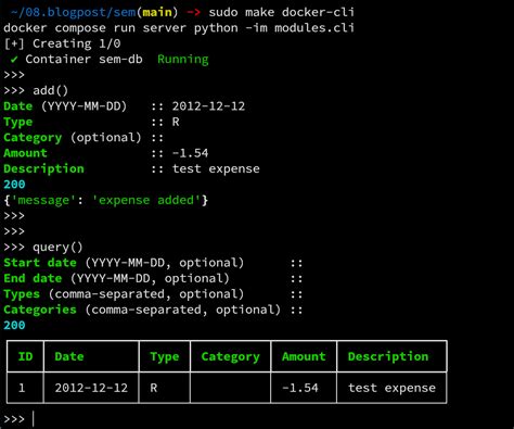 webapp design 7 containers and cli
