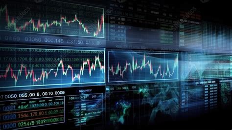 무료 3d 렌더링의 미래형 인터페이스에 거래 데이터 정보 표시 Ppt 배경 Slidesdocs