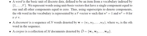 Machine Learning Latent Dirichlet Allocation Definitions Cross Validated