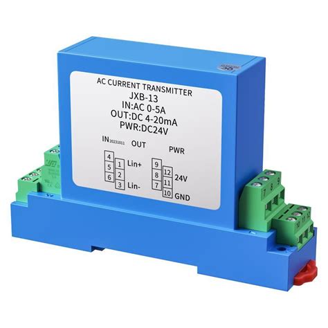 AC DC Current Transmitter 0 1A 0 20A To 4 20mA 0 10V 0 100V 0 200V Voltage Transducer 35mm DIN