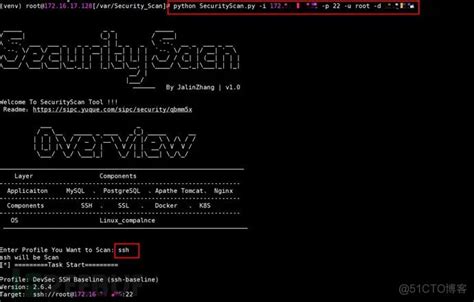 Securityscan 组件安全基线扫描工具it运维技术圈的技术博客51cto博客