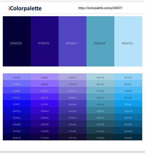 Indigo Colour Shades