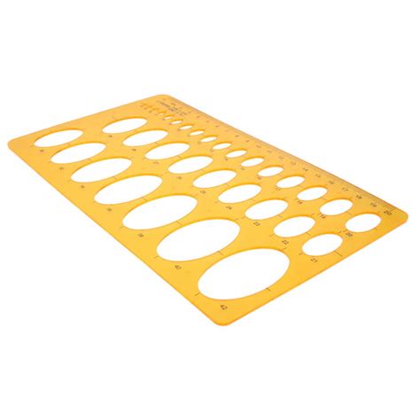 Buy Utoolmart Oval Templates Plexiglass Drawing Template Measuring