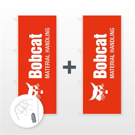 Flags Bundle 11 Bobcat Material Handling Bobcat Dealer Signage