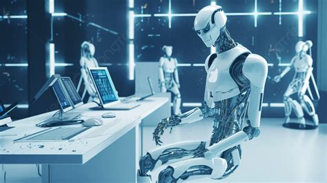 Artificial Intelligence And Robotics Background 3d Illustration Of Artificial Intelligence