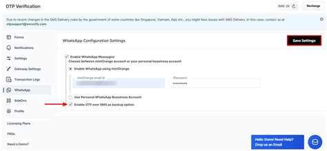 Configure Whatsapp Otp Verification For Wordpress