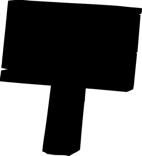 Vector Silhouette Of Signpost On White Background 23105064 Vector Art At Vecteezy