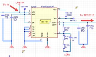 TPS2116: Switching from IN2 to IN1 back and forth under load - Power ...