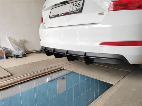 Диффузор Skoda Octavia A7 на Skoda Octavia A7 Mk3. | 9 000 ₽ в городе ...