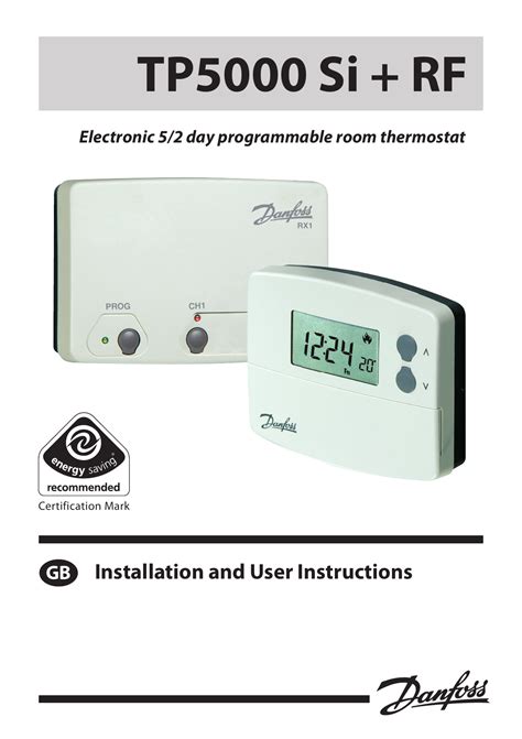 Danfoss Tp5000si Programmable Room Thermostat Wiring Diagram 4k