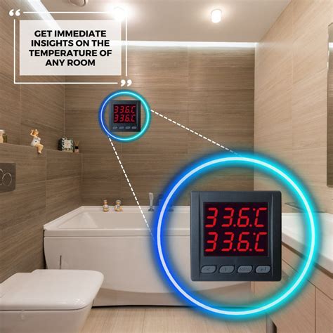 Smart Dual Temperature Controller Temperature Monitor And Mobile App The Connected Shop