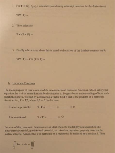 Solved Lesson Harmonic Functions In This Lesson We Chegg Com