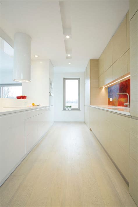 Kitchen Design For Rectangular Space