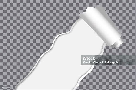 흰색 찢어진 종이 블랭크 어떤 목적을 위해 훌륭한 디자인 그런지 텍스처 벡터 배너입니다 스톡 이미지 Eps 10 건설 프레임에