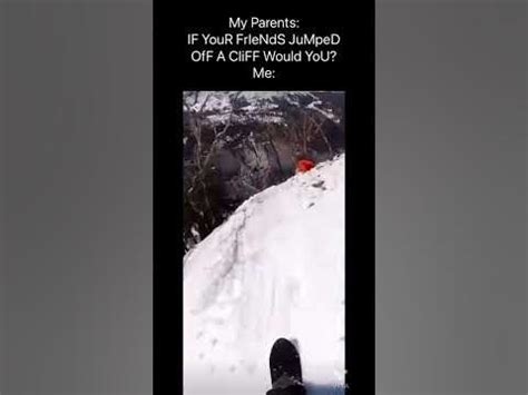 If Your Friends Jumped Off A Cliff Would You Youtube