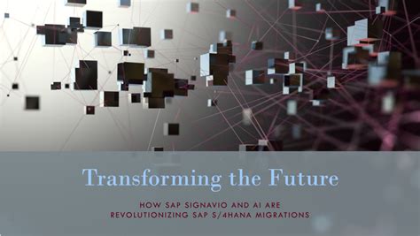 Elevating Sap Signavio Unlocking The Future Of Enterprise Process Transformation With Ai Driven