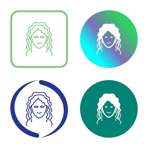Hair Curly Vector Icon 34641465 Vector Art At Vecteezy
