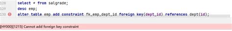 数据库基础篇 外键的使用 Cannot Add Foreign Key Constraint 大海之星 博客园