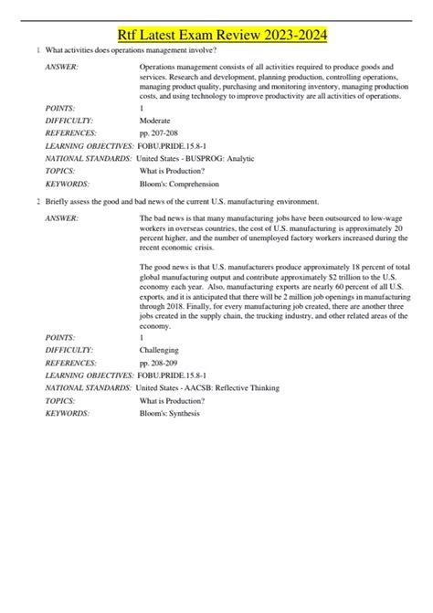 Rtf 4 Questions And Answers 2023 Update And Rtf Latest Exam Review