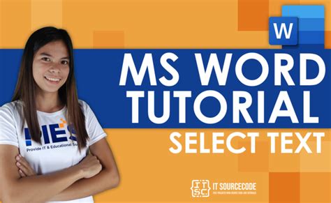 How To Select Text In Ms Word Select Text In Ms Word