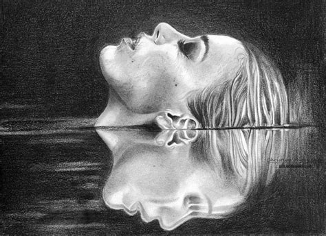 Free Of The Reflection By Xrls Reflection Art Portrait Art