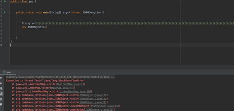 Find A Stackoverflowerror In Jettison · Issue 54 · Jettison Jsonjettison · Github