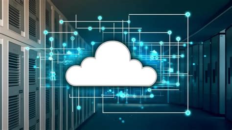 Premium Ai Image Cloud Data Storage Data Transfer Concept Ai Generated