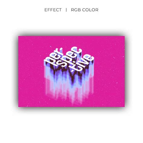 Premium Psd Blur Perspective Text Effect