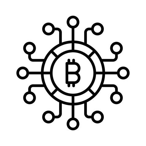 Cryptocurrency Coin Vector Design Bitcoin Icon In Modern Style