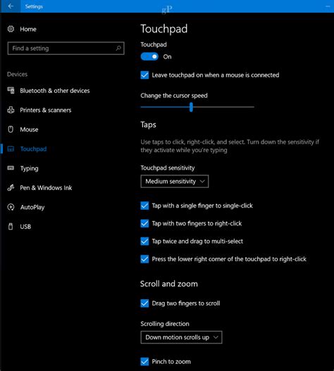 Windows Tip Disable The Touchpad When A Mouse Is Connected