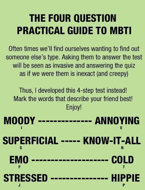 Simplified Mbti I Think Ive Pinned This Before But It Really Is Great