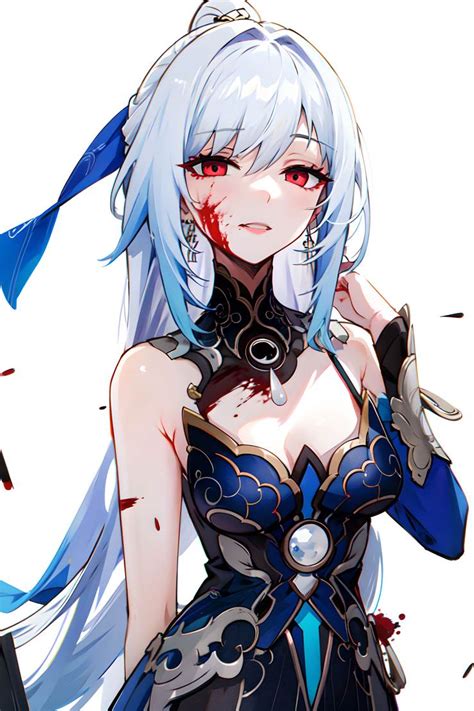 崩坏：星穹铁道 插画师rua Ai的镜流插画图片 Bobopic