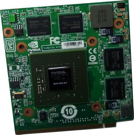 Видеокарта для ноутбука Nvidia Geforce 8600M GT 512mb