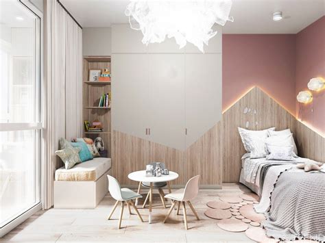 Детская комната для девочки Интерьер Идеи интерьера Дизайн интерьера