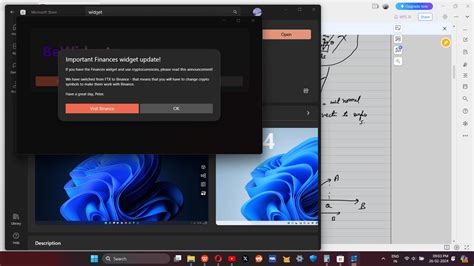 I Installed Be Widget From Microsoft Store Although Its A Widget App