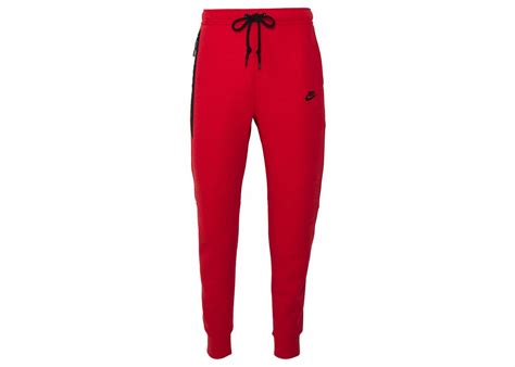 Nike Sportswear Tech Fleece Joggers Light University Red Heatherblack Editorialist