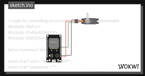 Servo Mqtt Irrigation Wokwi Esp32 Stm32 Arduino Simulator
