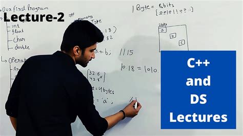 Lecture 2 Different Data Types And Operators In C Youtube