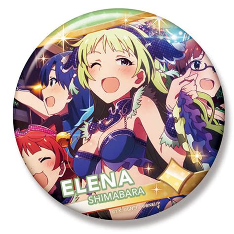 徽章胸针 角色 岛原埃琳娜ミニッチュ大徽章偶像大师MILLION LIVE 杂货小物件 Suruga ya