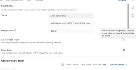 Auto Refresh Token Is Not Working Ask The Experts And Postman Tips Postman Community