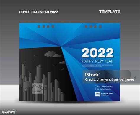 커버 데스크 캘린더 2022 템플릿 커버 디자인 전단지 광고 소책자 카탈로그 뉴스 레터 책 표지 블루 다각형 배경 개념 소책자 광고 인쇄 비즈니스 템플릿 벡터 1월에 대한