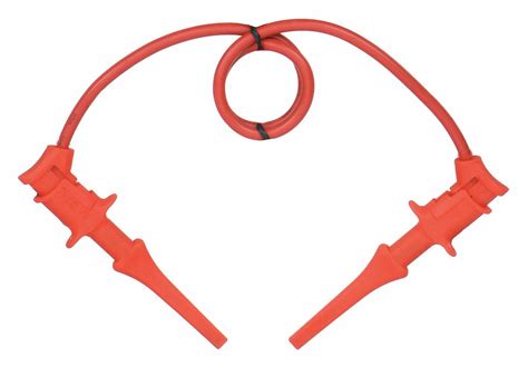 12 In Lg Test Clip Mini Test Clip Patch Cord 5txd2 5txd2 Grainger