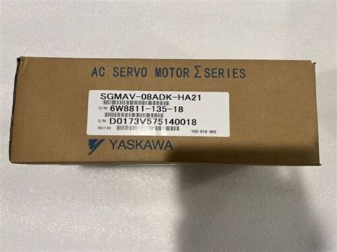 Yaskawa Sgmav 08adk Ha21 Servo Motor 1pc New Expedited Shipping