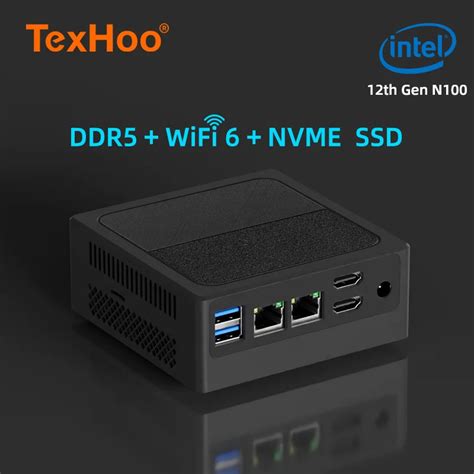 Cpu 듀얼 랜 미니 Pc 컴퓨터 윈도우 11 인텔 N100 프로세서 8gb Ddr5 4800mhz 256gb 포켓