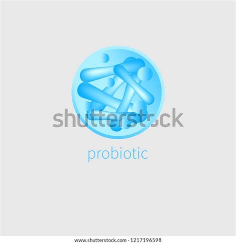 Probiotic Logo Probiotic Icon Good Bacteria Stock Vector Royalty Free