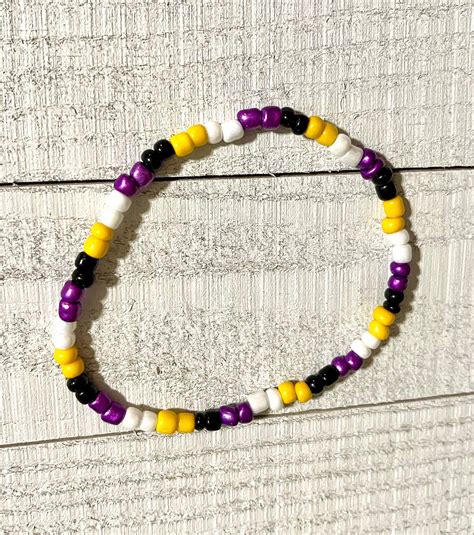 Nonbinary Bracelet Non Binary Pride Bracelets Lgbtq Gay Jewelry